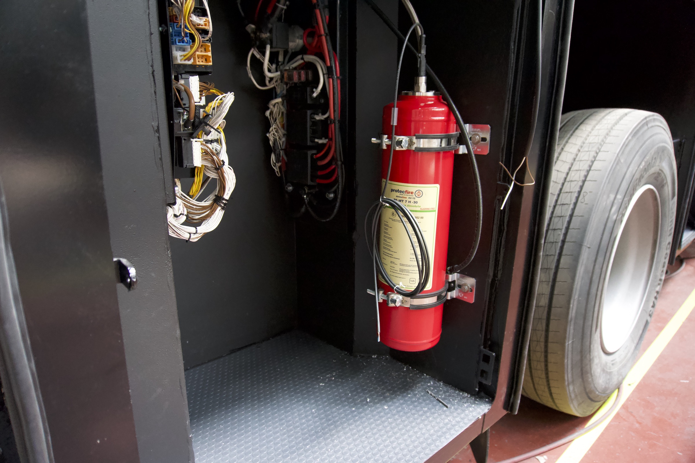 Protecfire - Automatic Fire Suppression system for Buses & Trucks